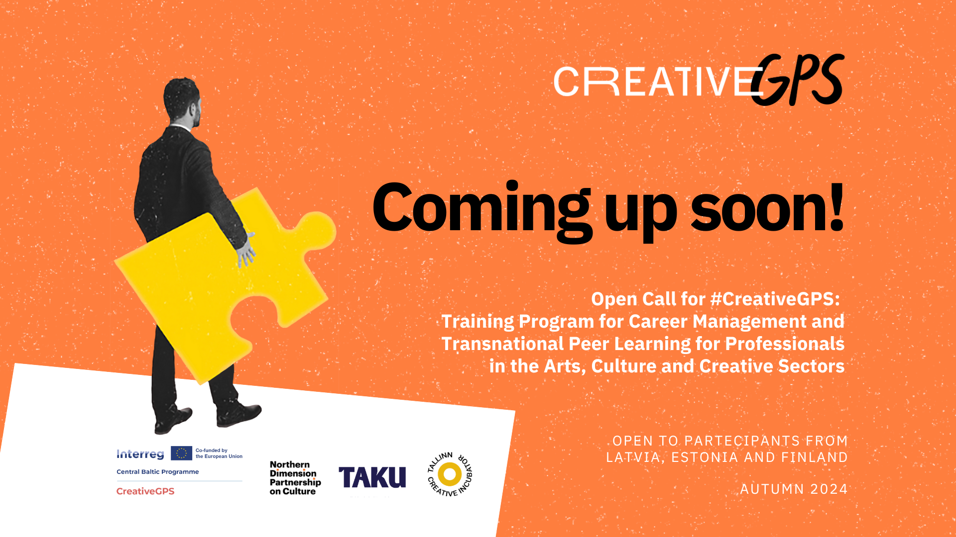 Coming up soon! | #CreativeGPS: Training Program for Career Management ...